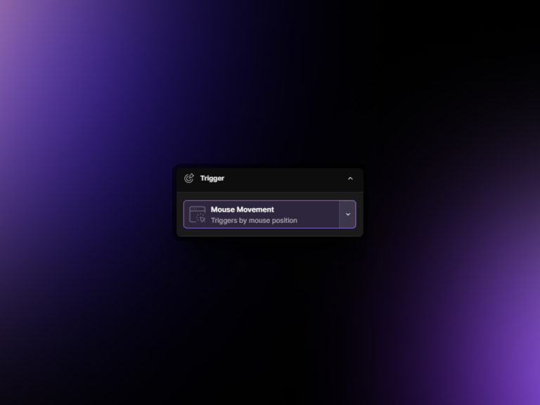 Mouse Movement - motion.page