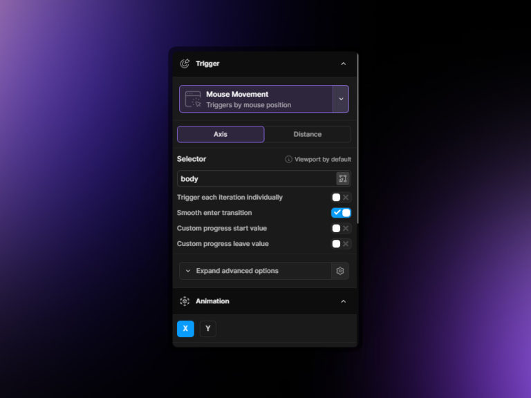 Mouse Movement - motion.page
